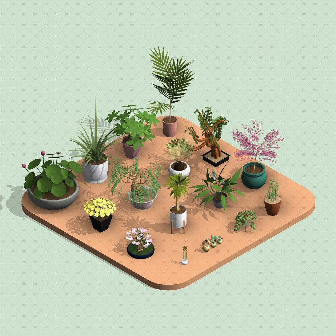 Download Japanese Plants for Revit | 16 Planting Families | RD Studio