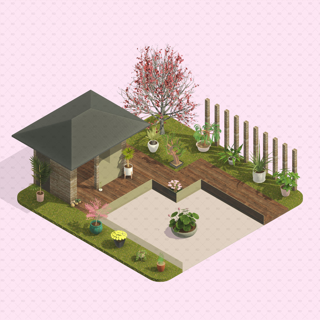 Download Japanese Plants for Revit | 16 Planting Families | RD Studio