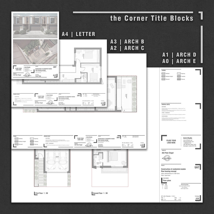 The Corner Revit Title Blocks (Metric + Imperial) RD Studio