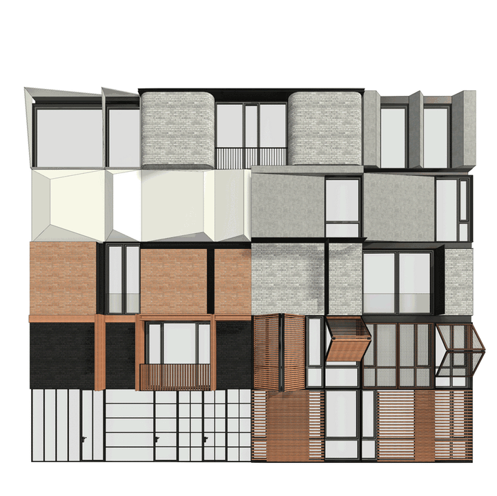 SKIN - Custom Revit Curtain Wall Facade System | RD Studio
