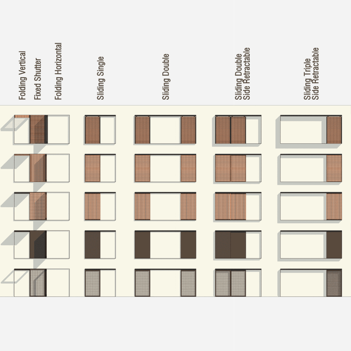 Revit Window Shutter System Families | RD Studio