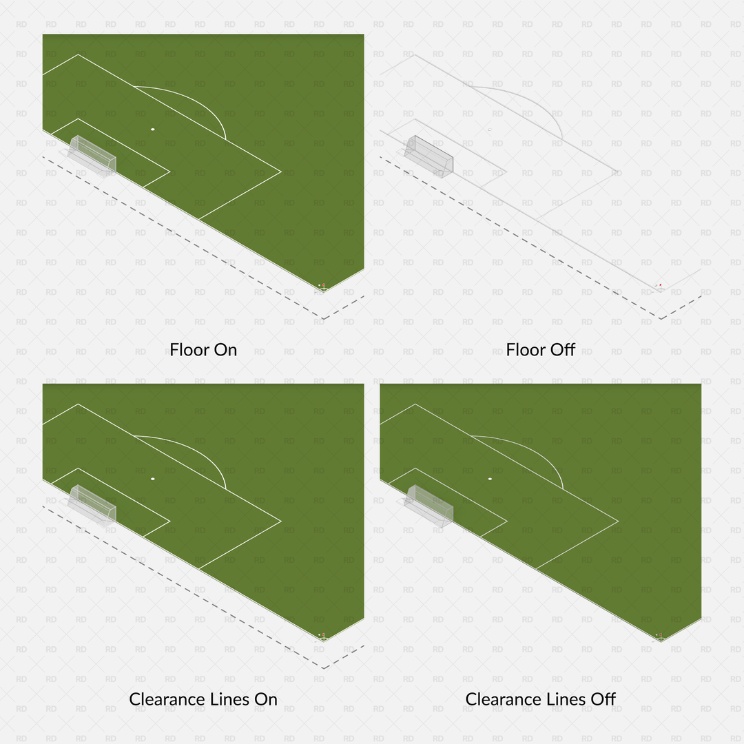 Download Revit Football Field Families | RD Studio