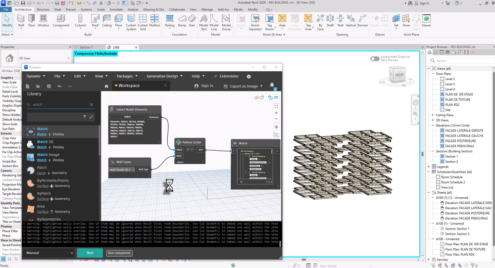 Dynamo Scripts for Revit Architecture - RD Studio Automation