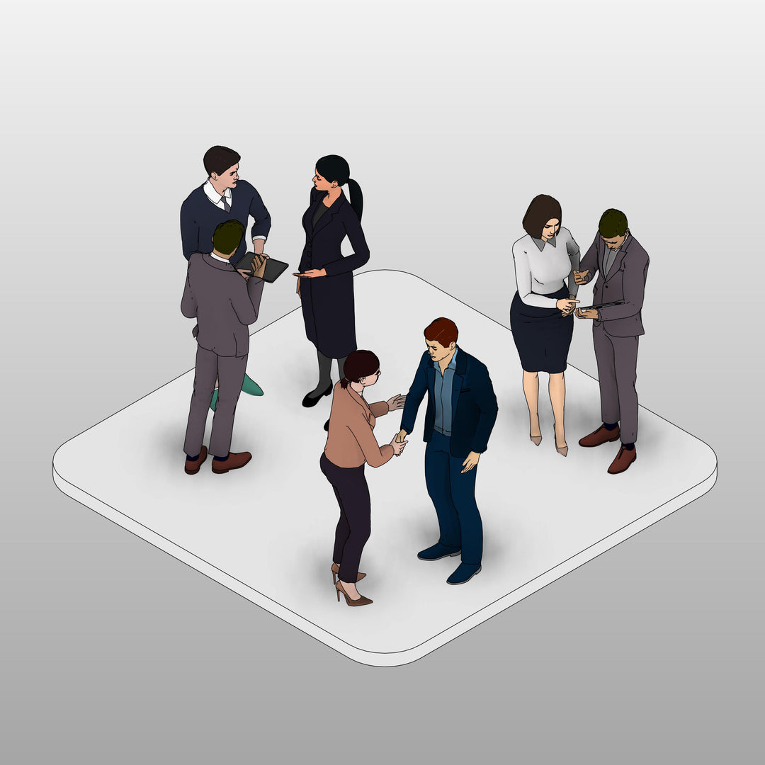 Revit People - 3D Realistic Business People (41 Types)
