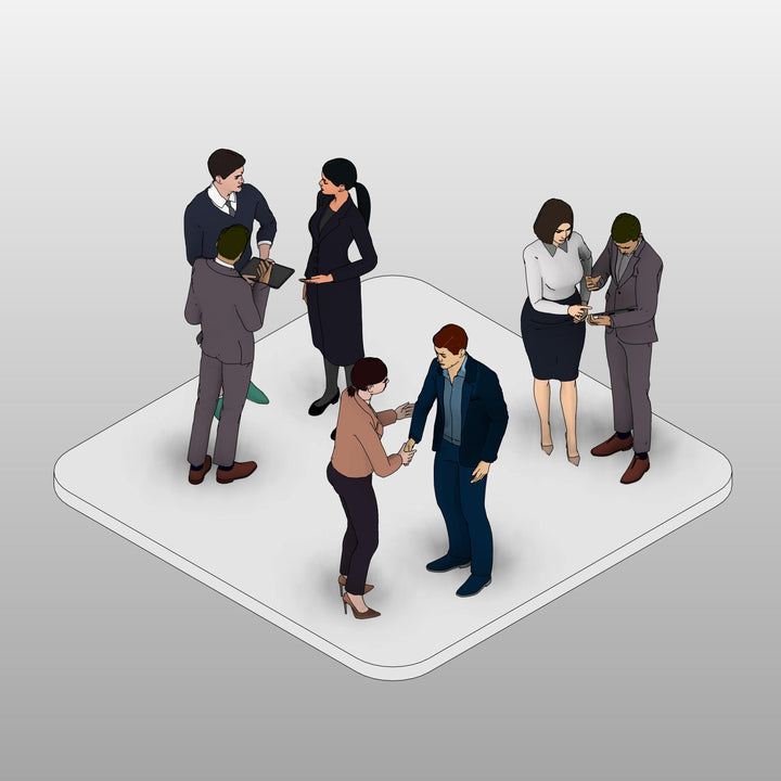 Revit People - 3D Realistic Business People (41 Types)