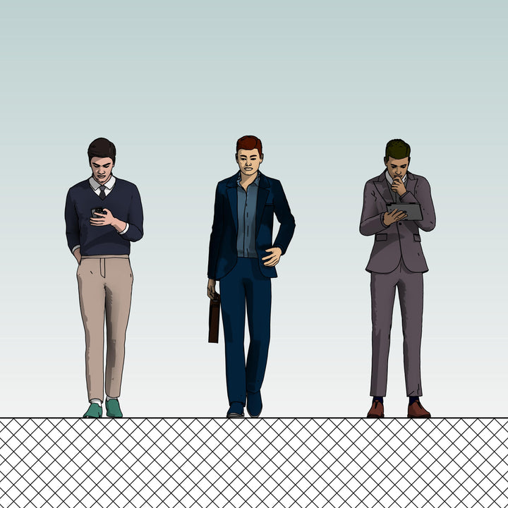 Revit People - 3D Realistic Business People (41 Types)