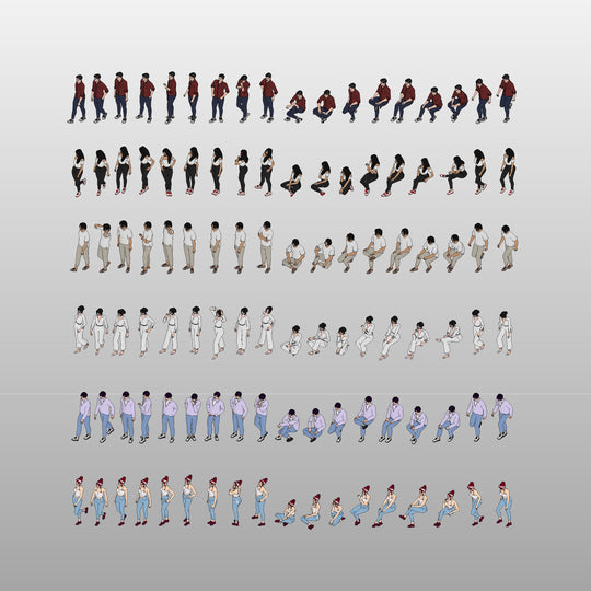 Revit 3D People - Professional 3D Entourage | RD Studio