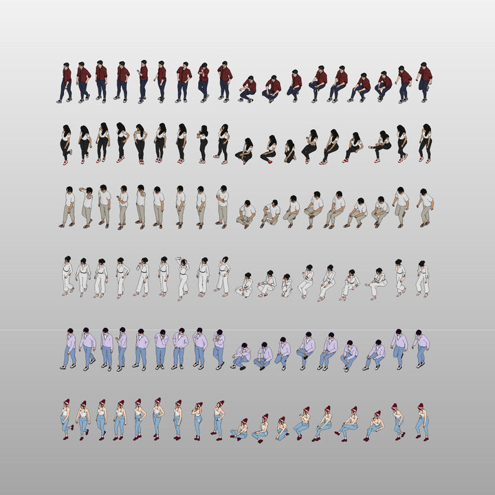 Revit 3D People - Professional 3D Entourage | RD Studio