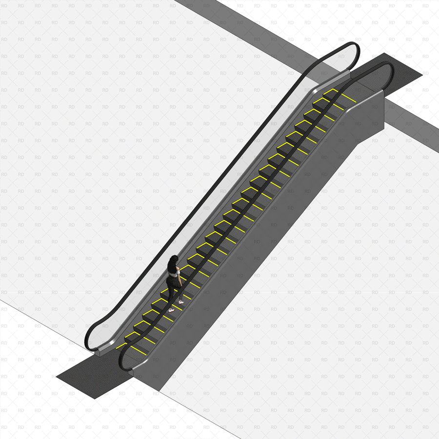 Download Escalator and Travelator Revit Families | RD Studio