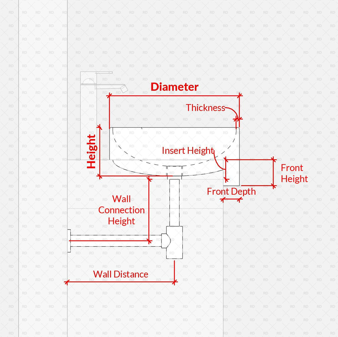 Revit Bathroom Sinks - Undermount and Semi-Recessed Basins | RD Studio