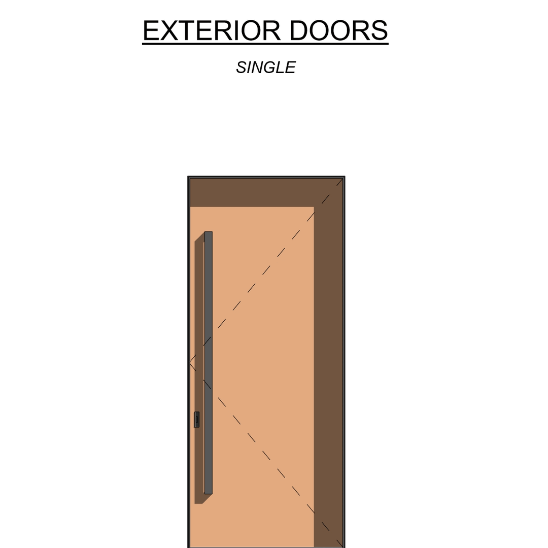 Revit Windows and Doors Families (Metric + Imperial) | RD