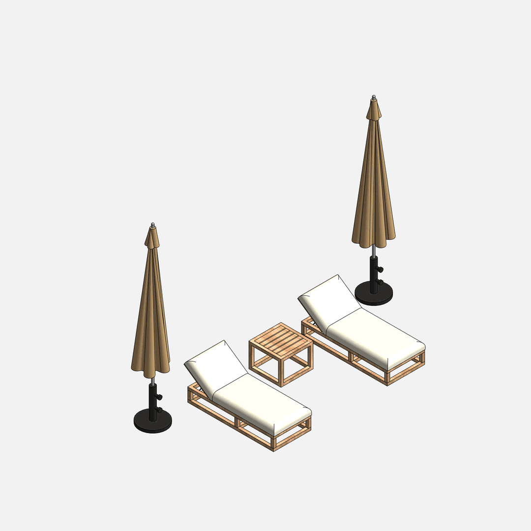 Download Parametric Outdoor Furniture Families For Revit Rd Studio