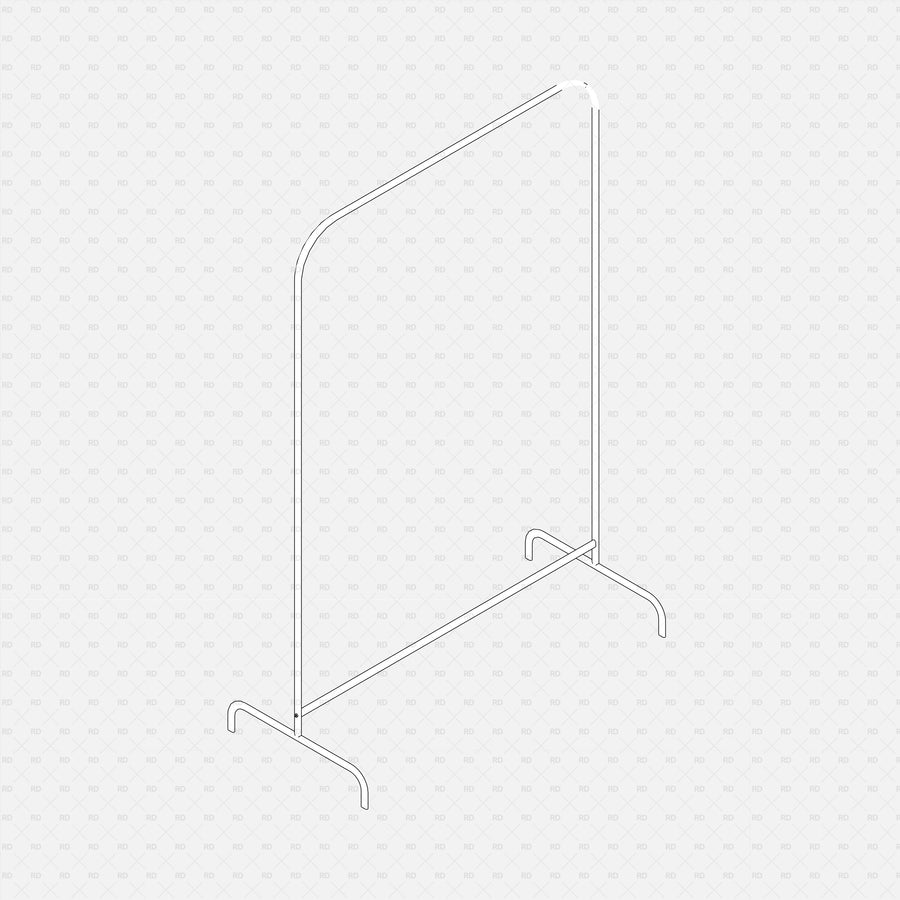 Download FREE IKEA Revit Families | IKEA MULIG Clothes rack | RD Studio