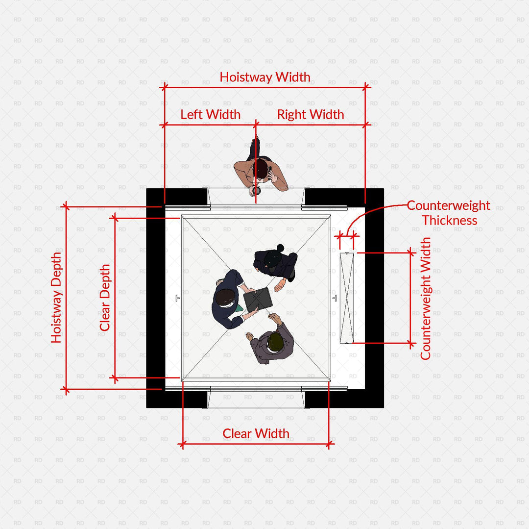 Download Revit Elevator and Elevator Door Families | RD Studio