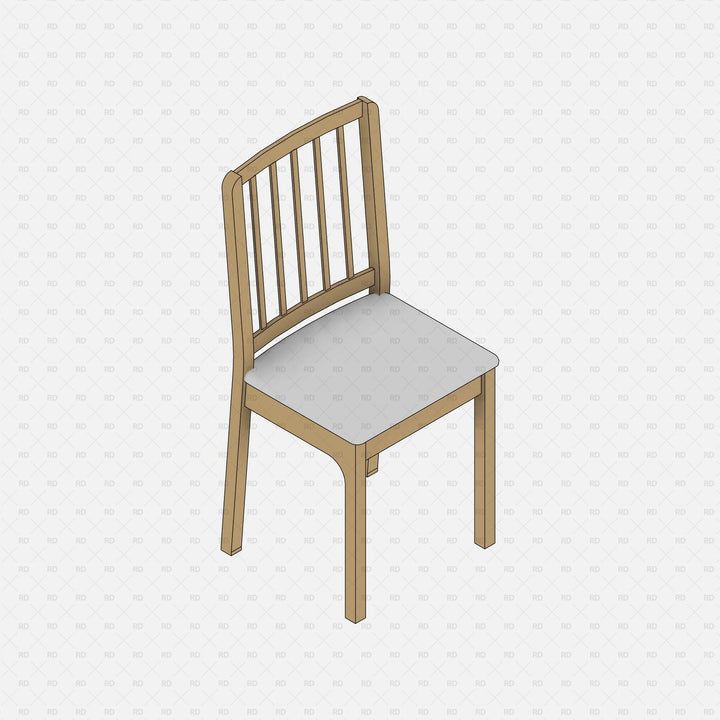 Download Free Revit Dining Chair | Furniture Families | RD Studio