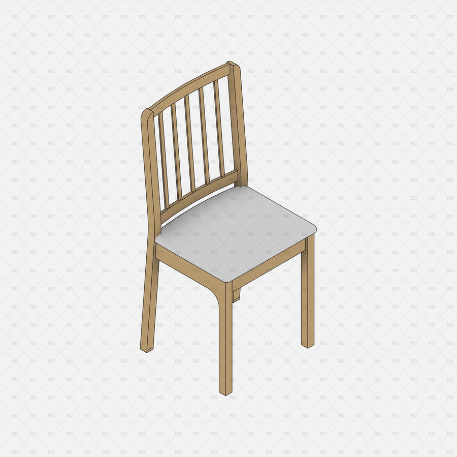 Download Free Revit Dining Chair | Furniture Families | RD Studio