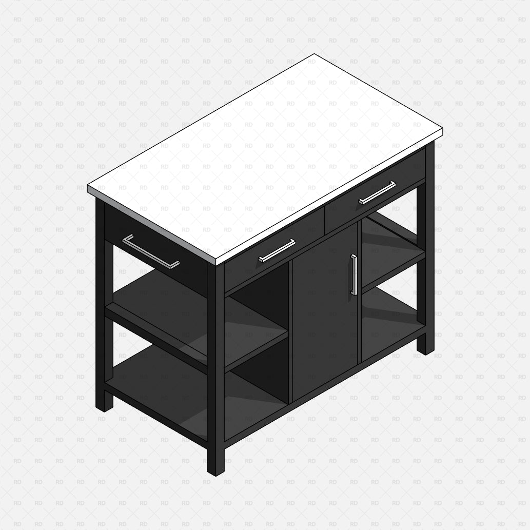 Download Free Revit Kitchen Island | Furniture Families | RD Studio