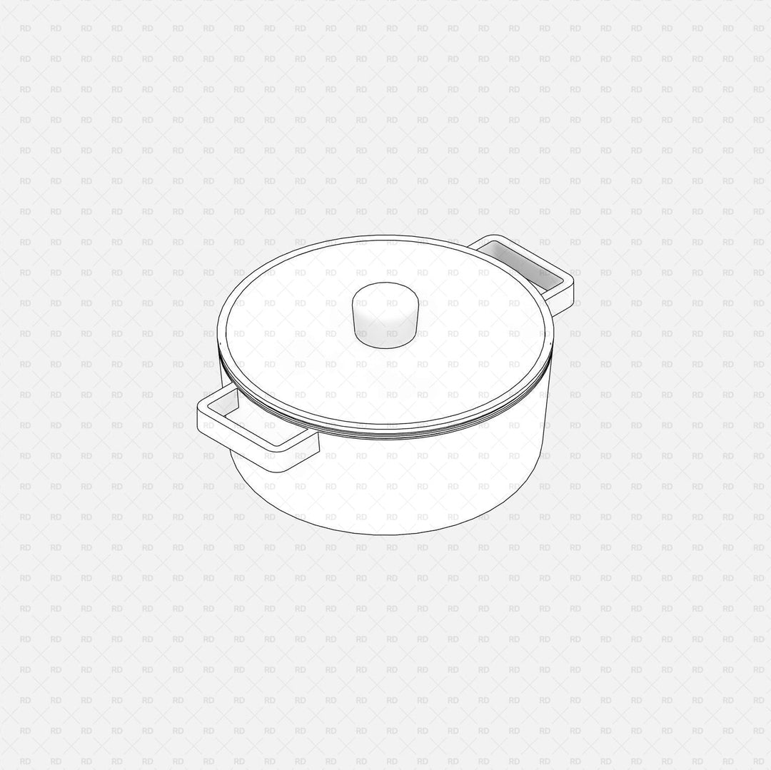 Download Free Revit Kitchen Cooking Pot Family | RD Studio