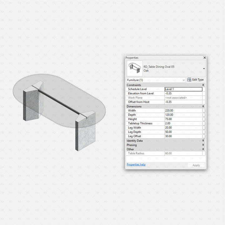 Download Revit Armchairs | RD Studio