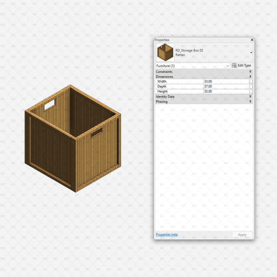 Download Revit Universal Storage System (IKEA KALLAX) | RD Studio