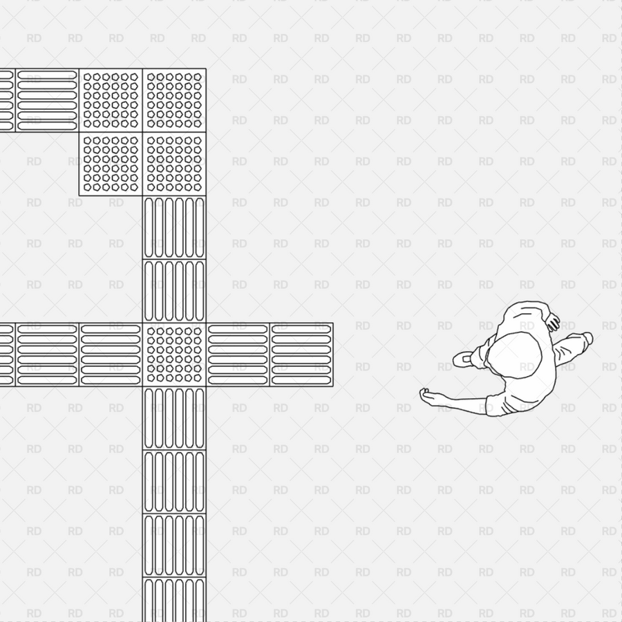 Tactile Paving Revit Family | Blister & Lozenge Tiles