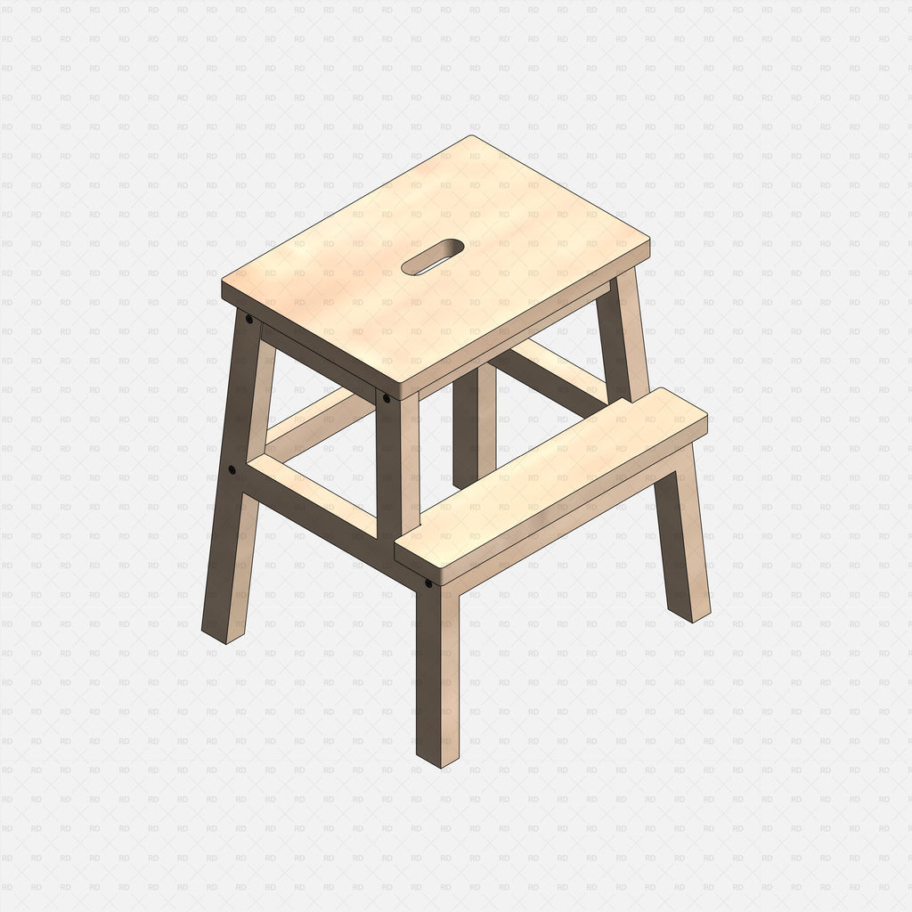Download FREE IKEA Revit Families IKEA BEKVAM Step Stool Revit Dynamo