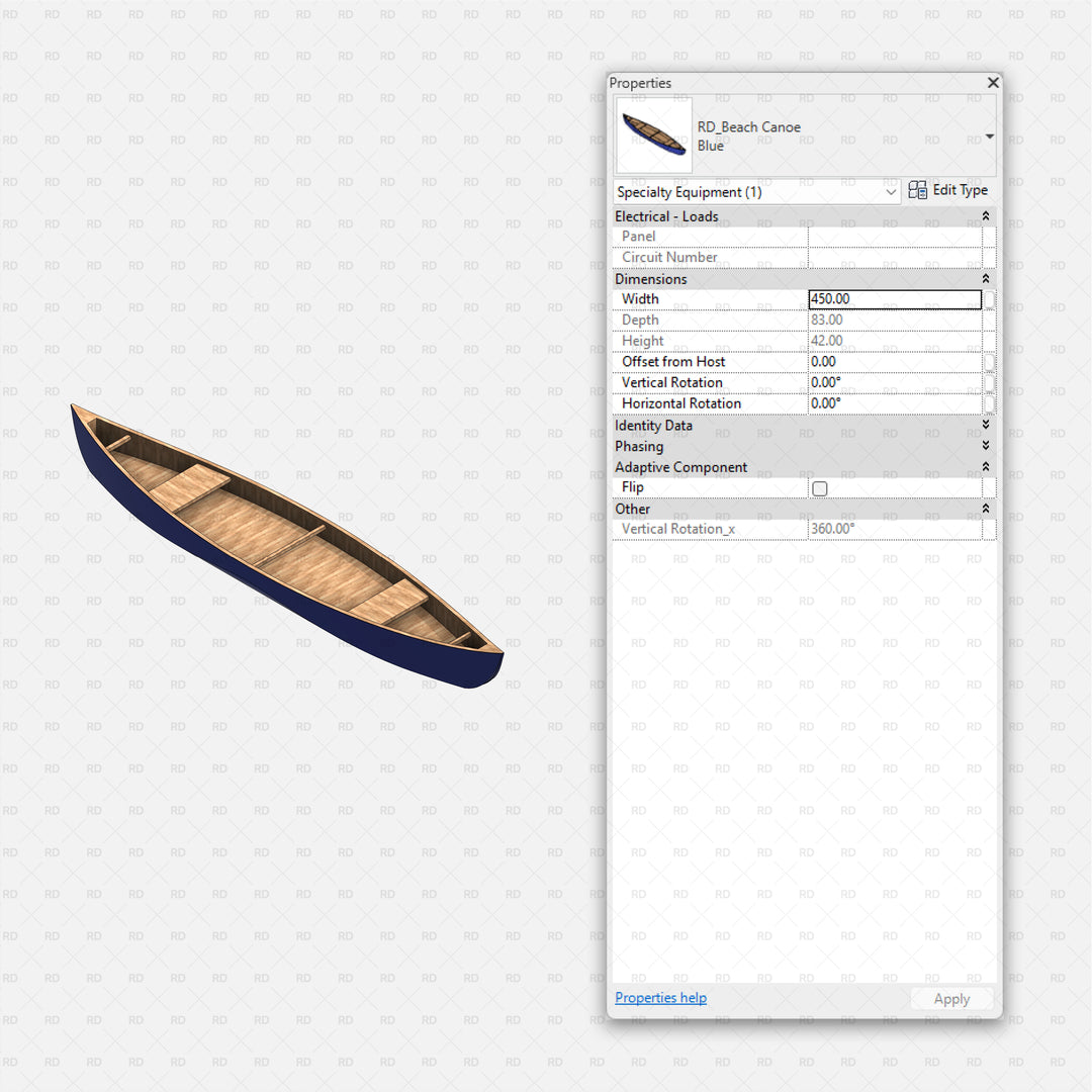 Revit Beach Area Equipment | Coastal Design Families