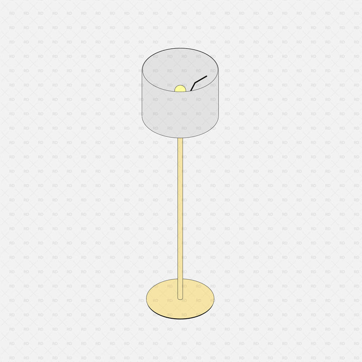 Download Free Floor Lamp Revit Families | Lighting Fixtures | RD Studio