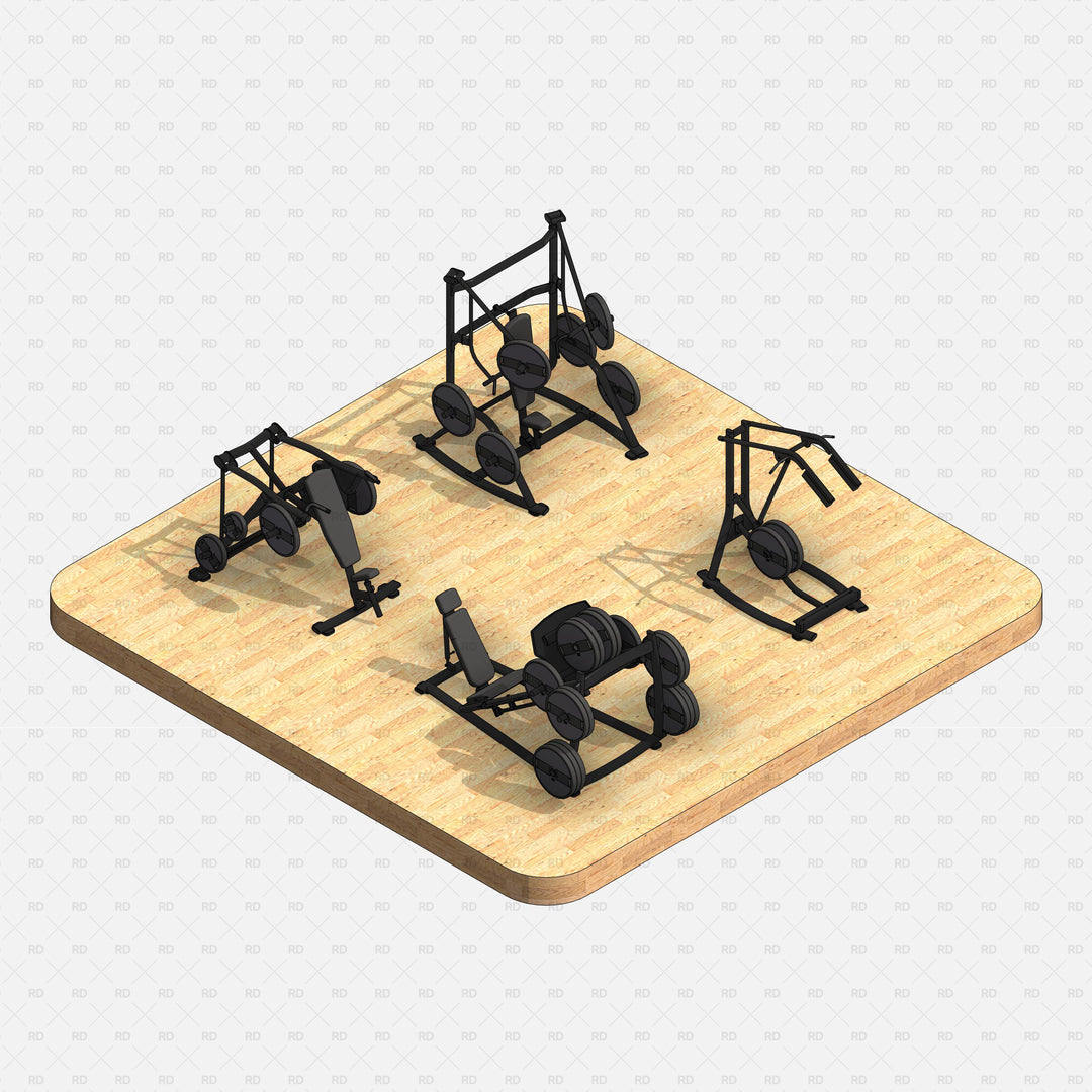 Download 27 Revit Gym Equipment Families | RD Studio