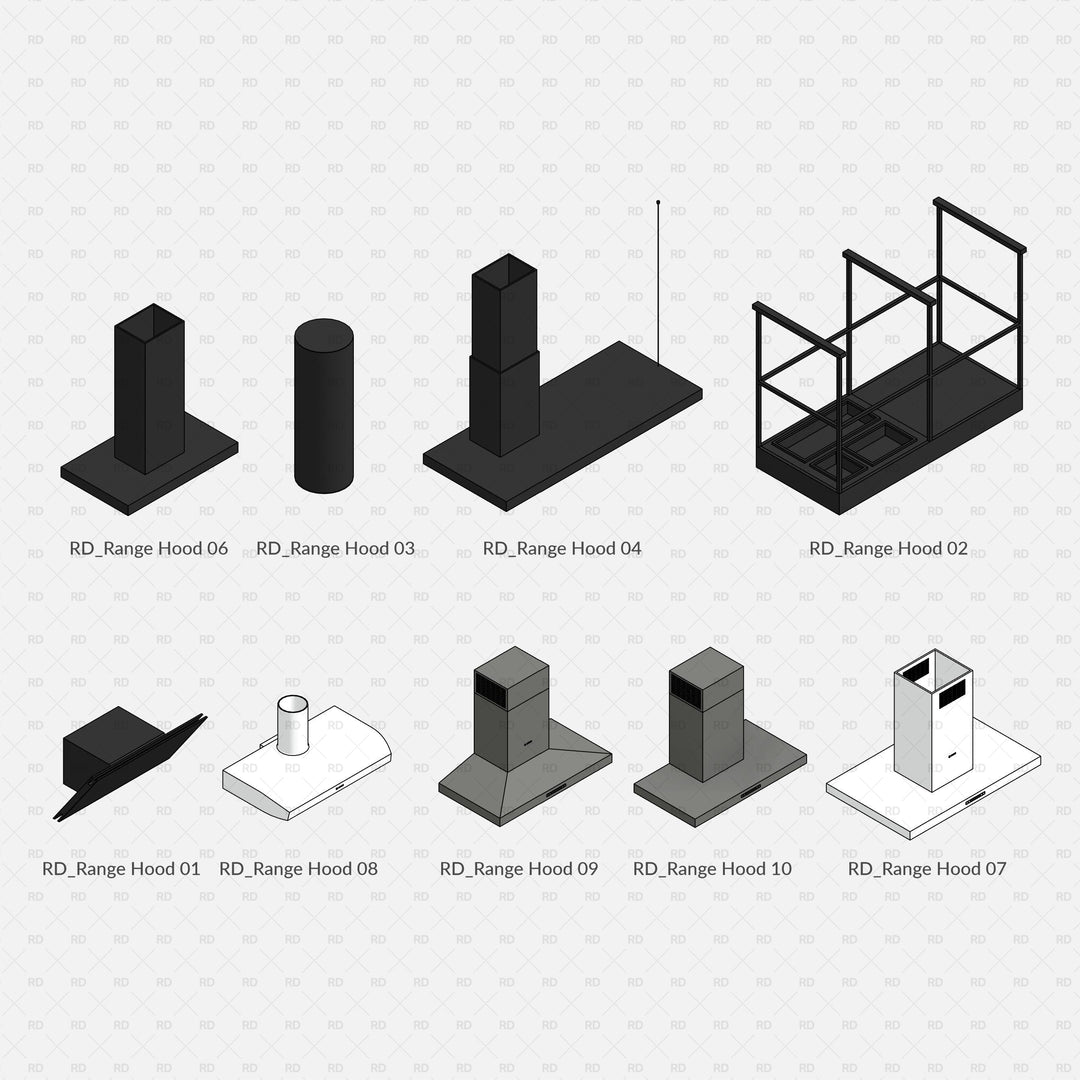 Revit Kitchen Appliances Families | RD Studio