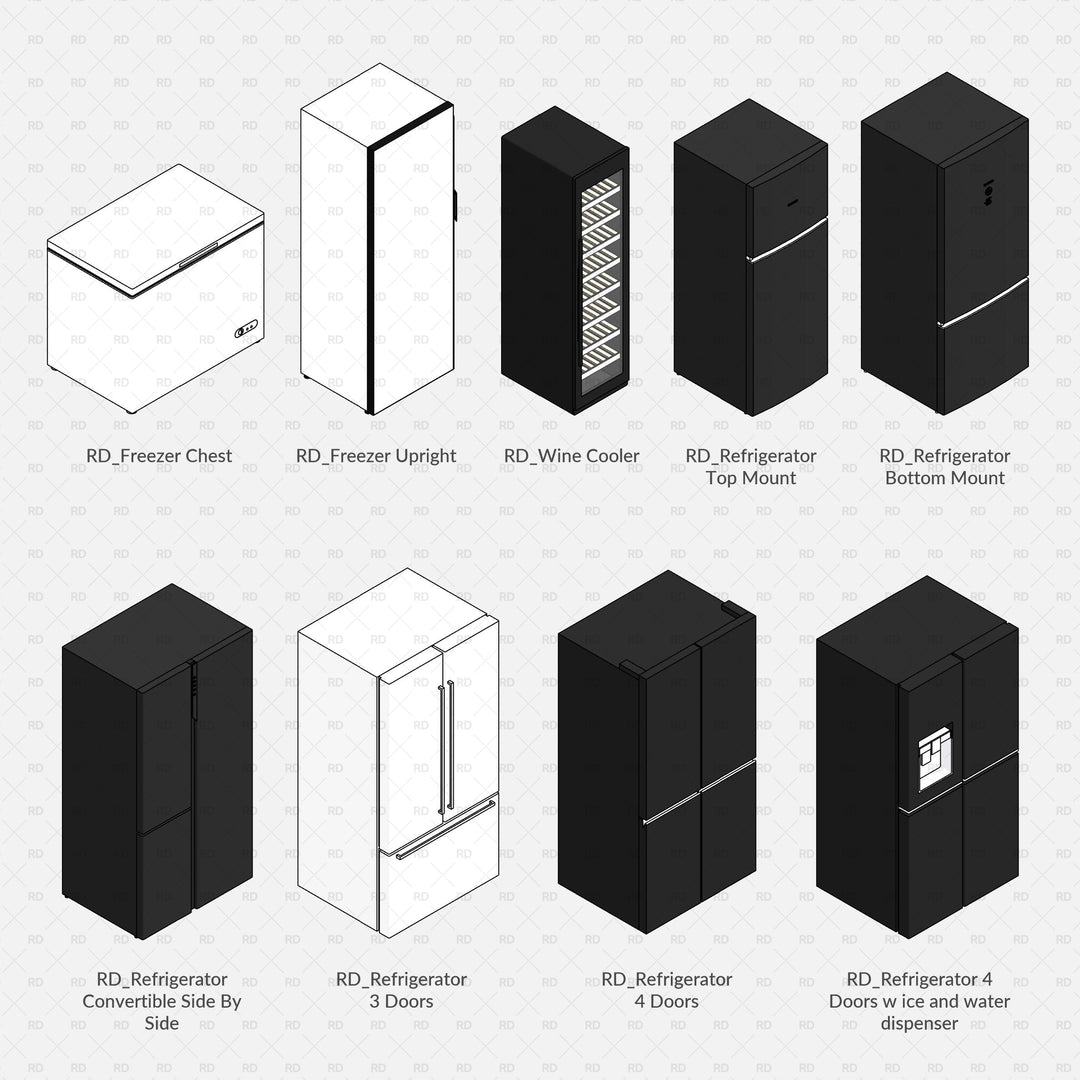 Revit Kitchen Appliances Families | RD Studio