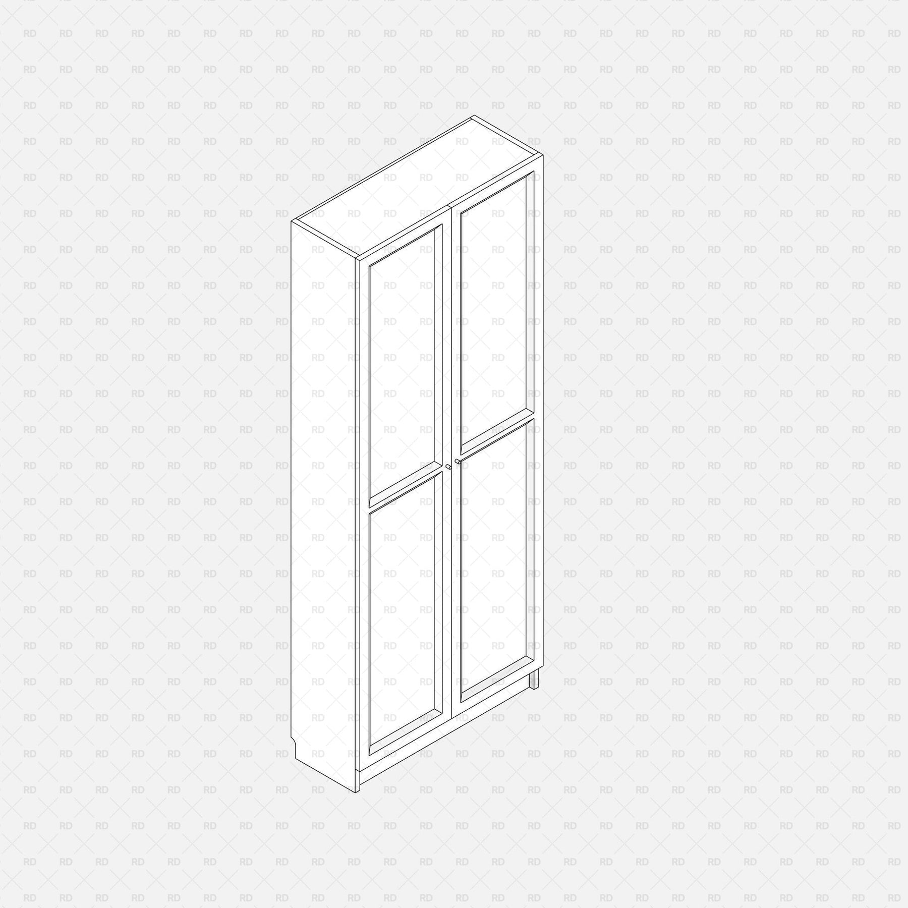 Download FREE Revit IKEA BILLY Bookcase 06 | RD Studio