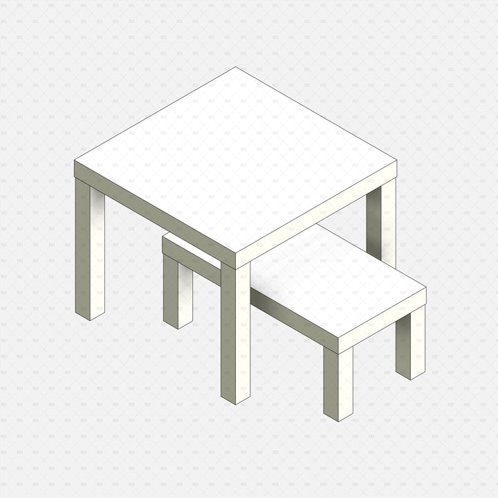 Download FREE IKEA Revit Families | LACK Side Table | RD Studio