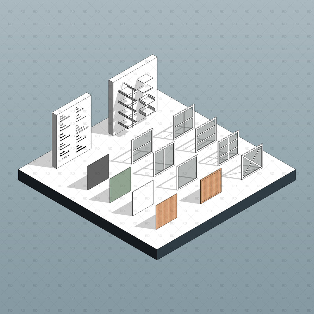 Download Kitchen Revit Families | Includes Showroom | RD Studio