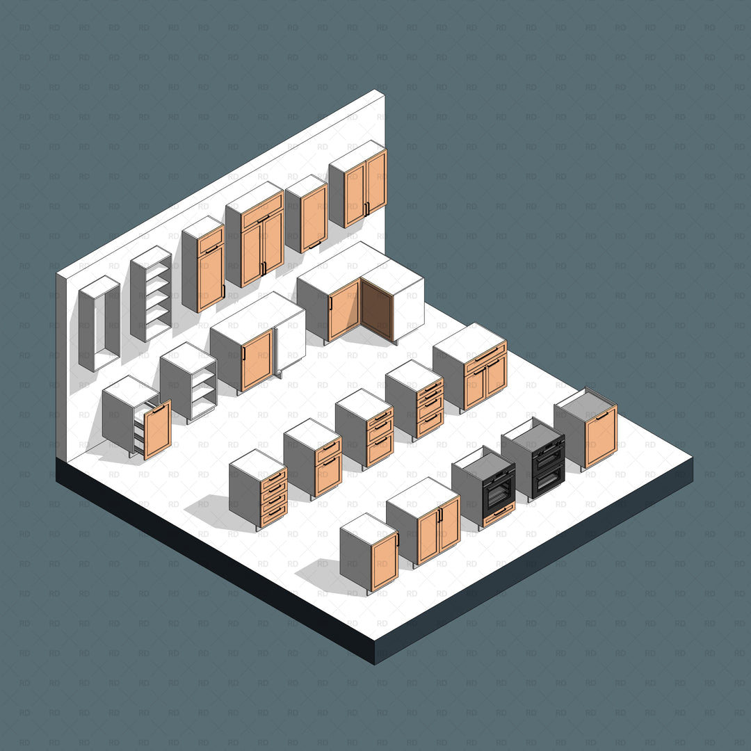 Kitchen Revit Families - Professional | Download Now | RD Studio