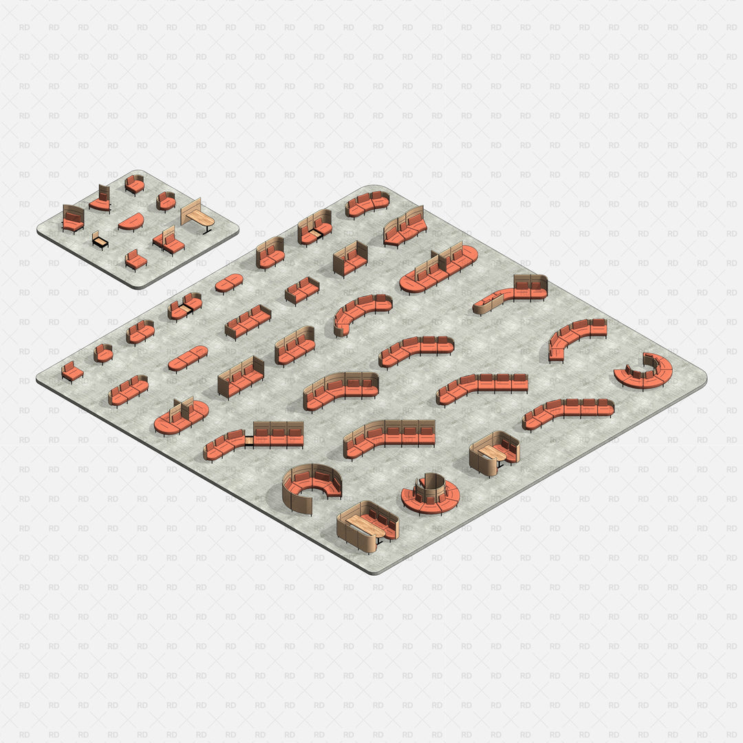 Download Revit Outdoor Furniture - Lounge and Dining