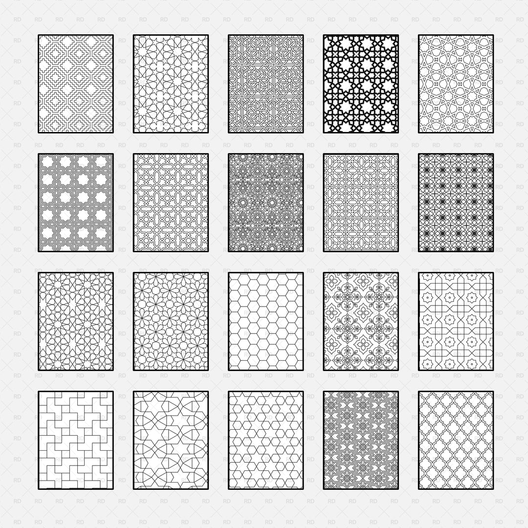 Revit Patterns Library - Islamic Architecture | RD Studio