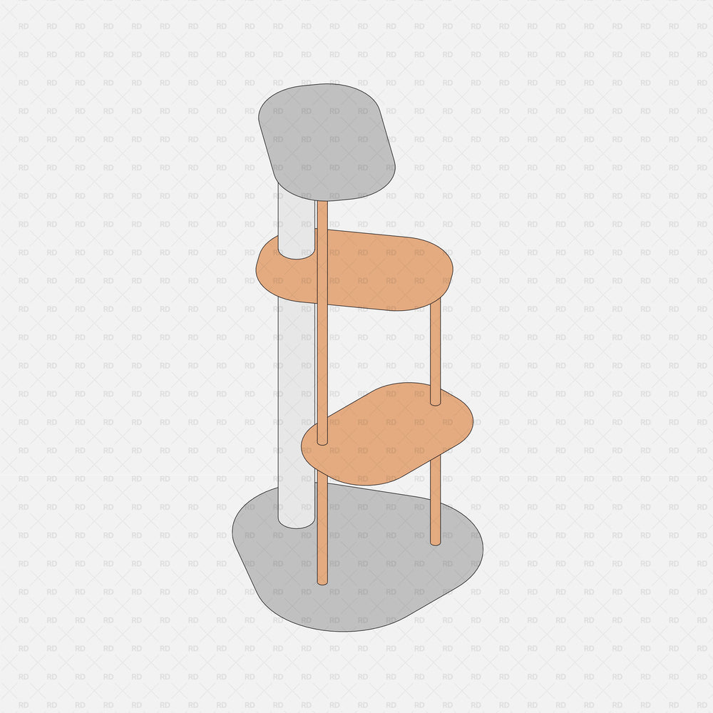 Download Cat Climbing Tower Revit Family | RD Studio