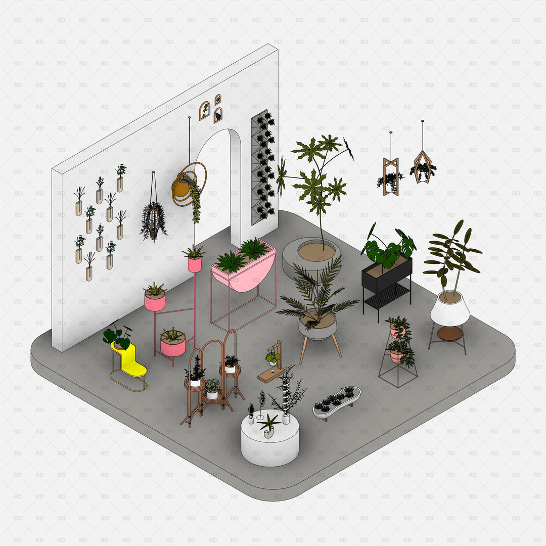 Download Revit Potted Plants | RD Studio