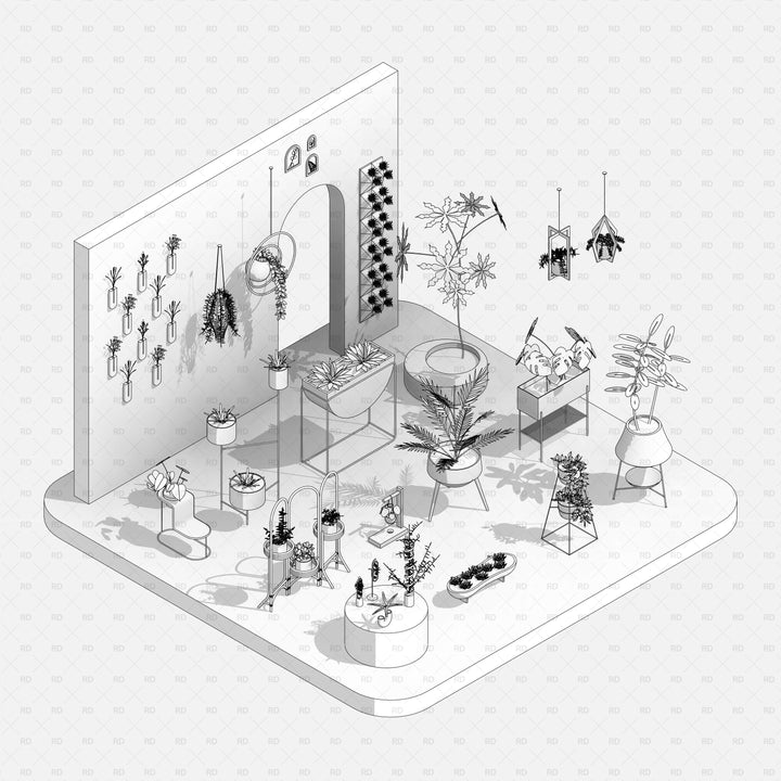 Download Revit Potted Plants | RD Studio