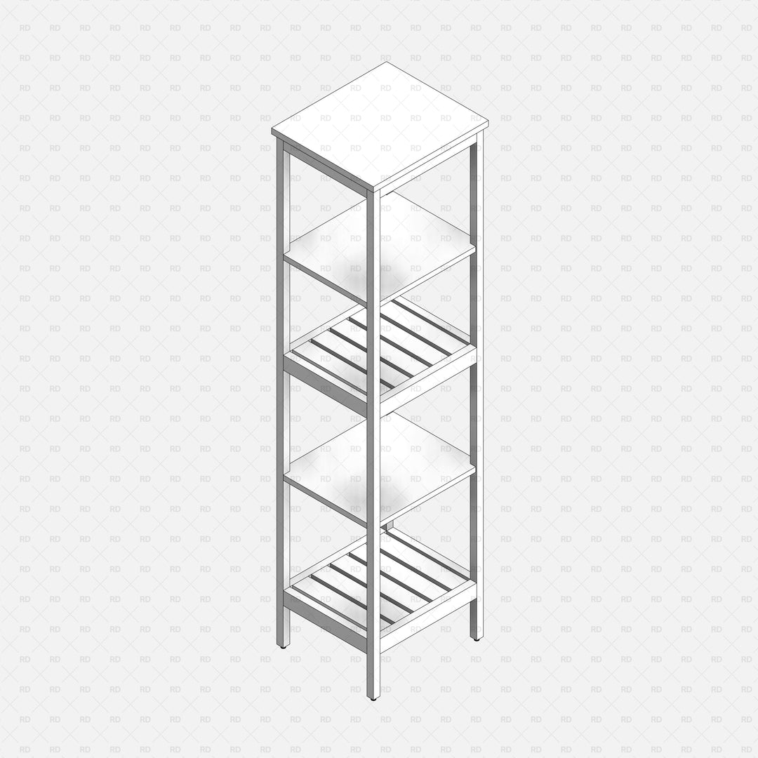 Download FREE IKEA Revit Families | IKEA HEMNES Shelf Unit | RD Studio