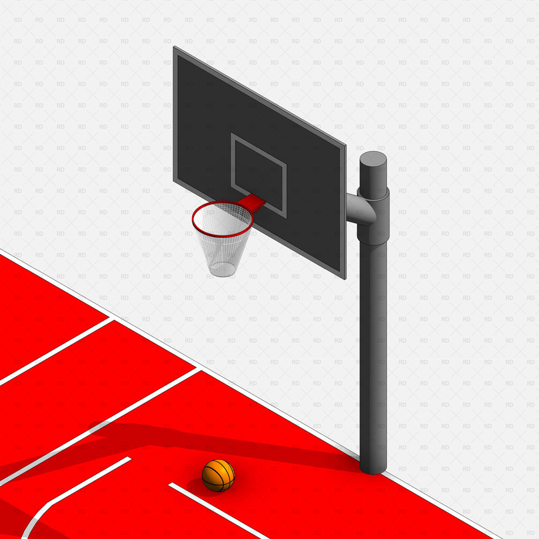 Download Revit Basketball Court Families | RD Studio