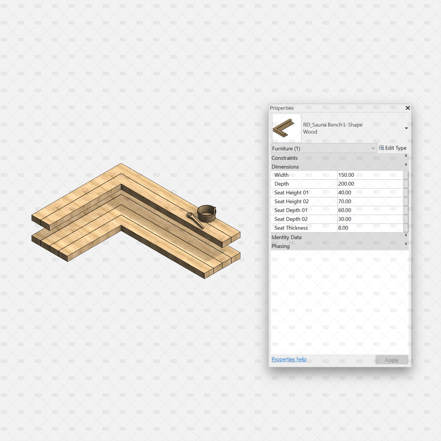 Download Revit SPA and Wellness Center Families | RD Studio