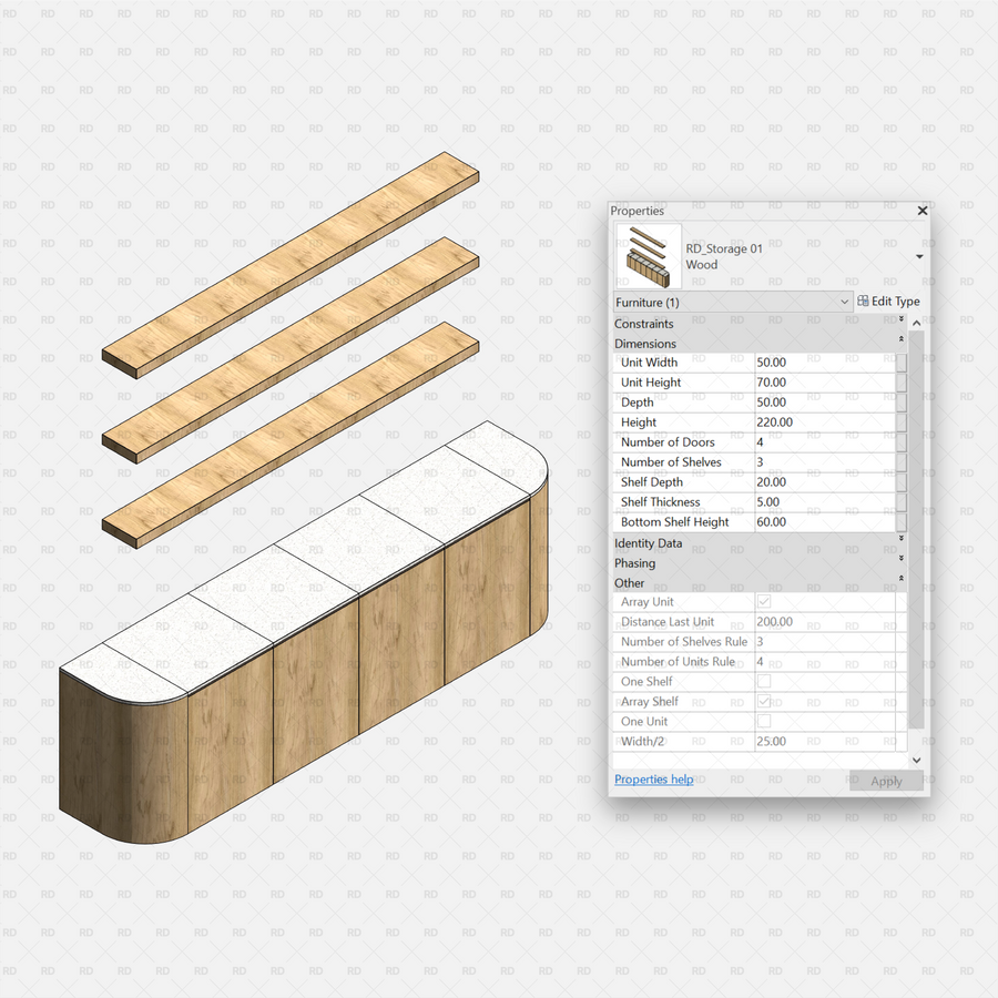 Download Revit SPA and Wellness Center Families | RD Studio