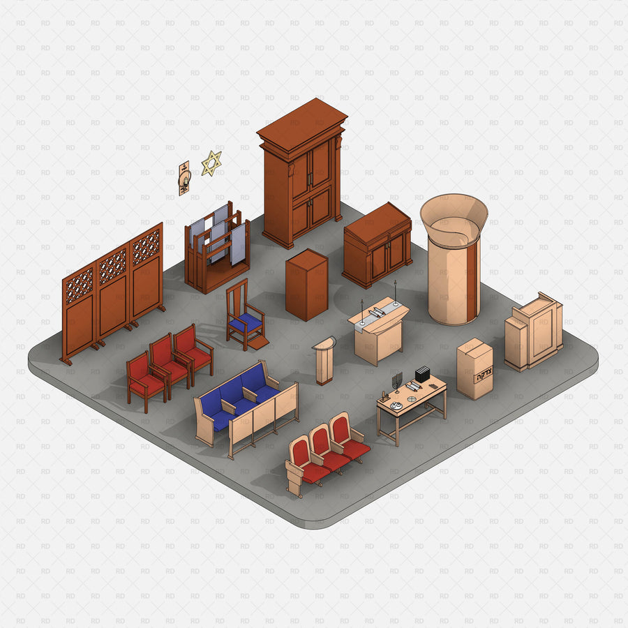 Download Revit Synagogue Furniture - Revit Families