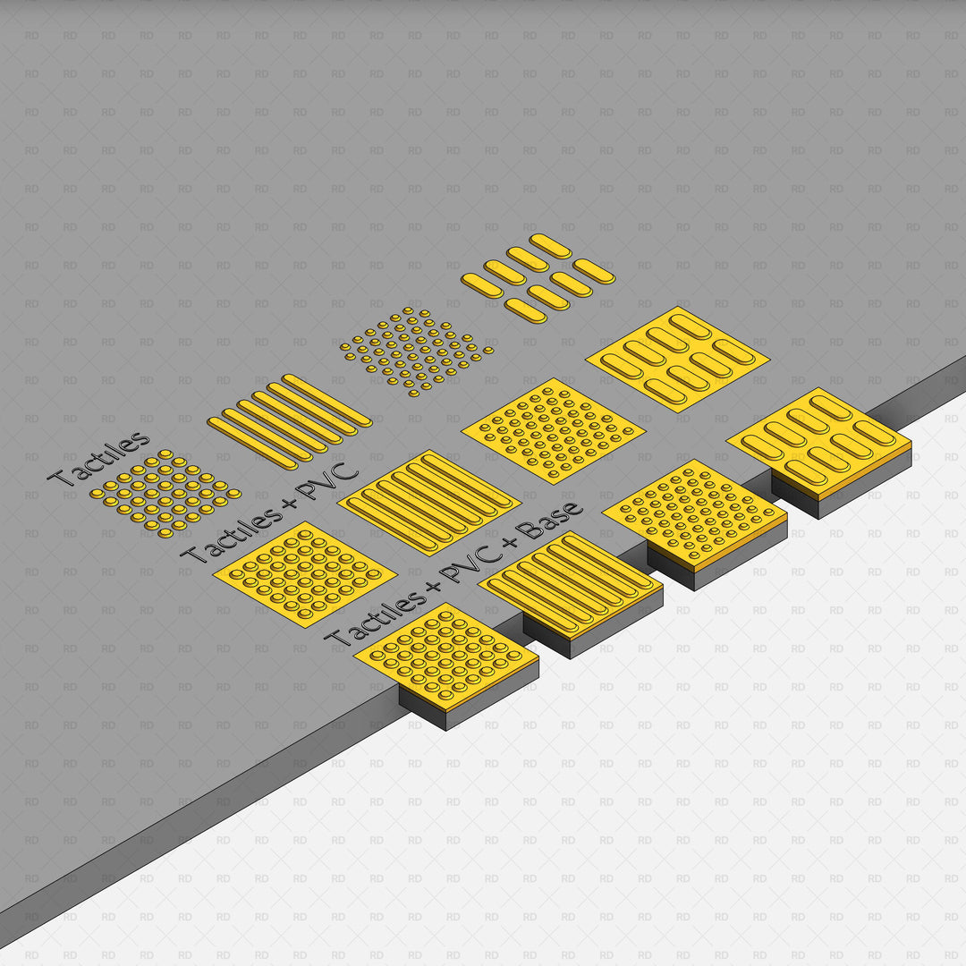 Tactile Paving Revit Family | Blister & Lozenge Tiles