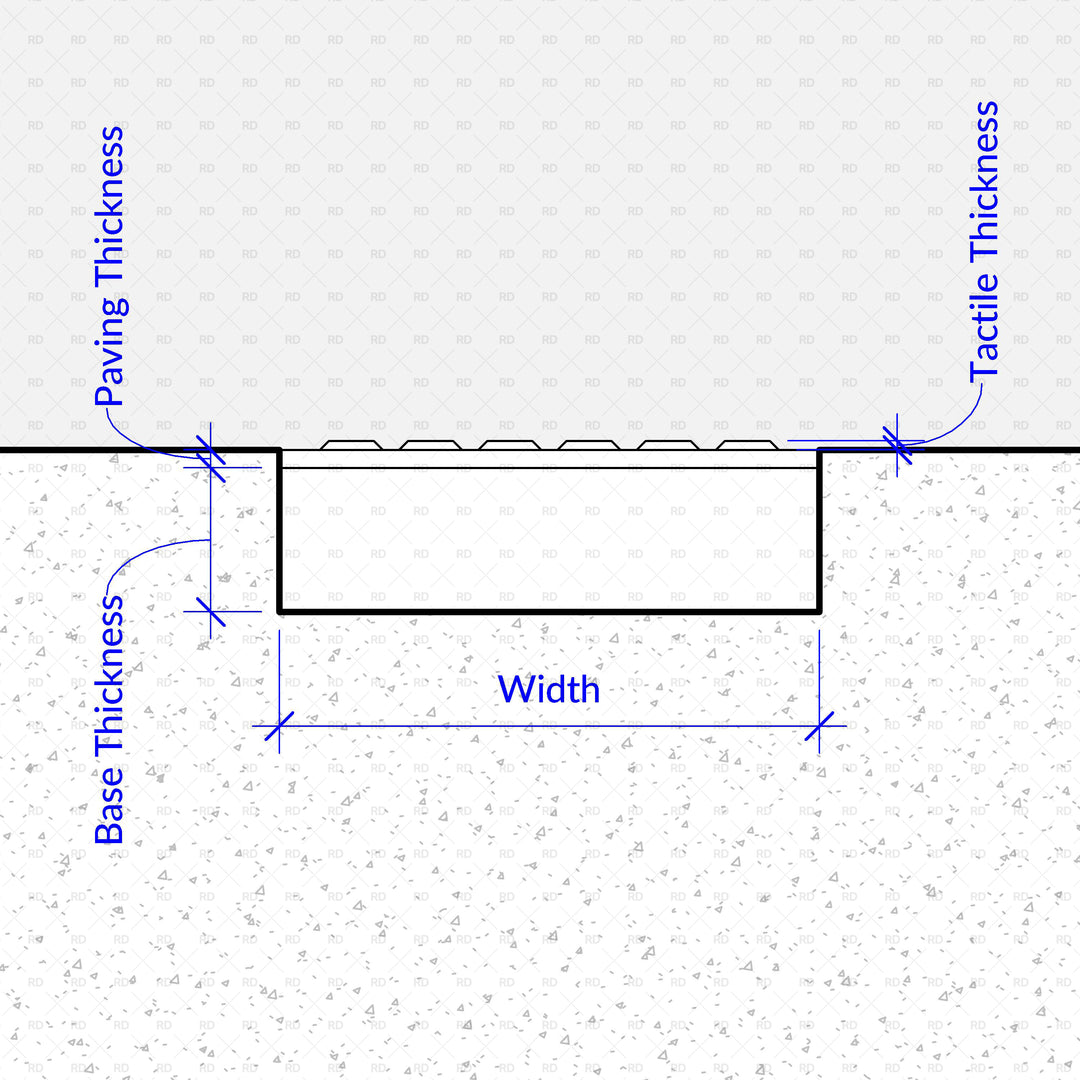 Tactile Paving Revit Family | Blister & Lozenge Tiles