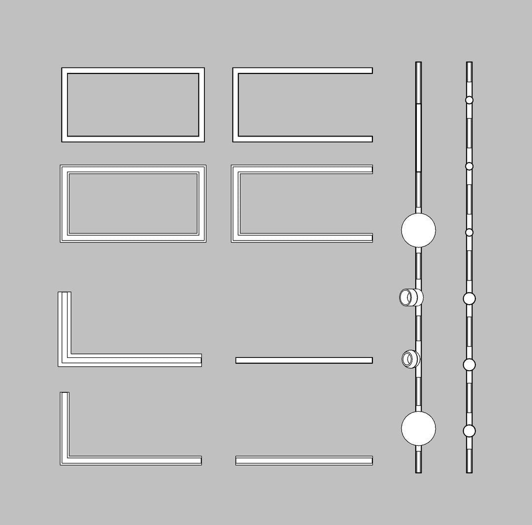 Revit Track Lights Families - Starter Pack (16 Families) | RD Studio