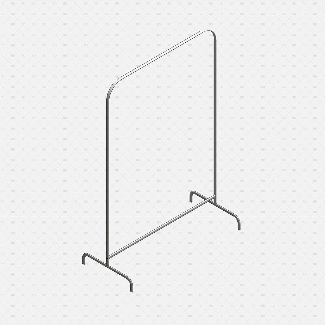 Download FREE IKEA Revit Families | IKEA MULIG Clothes rack | RD Studio