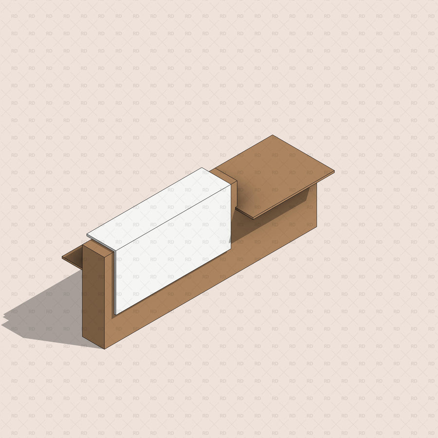 Download Parametric Revit Families - Reception Desks | Revit Dynamo